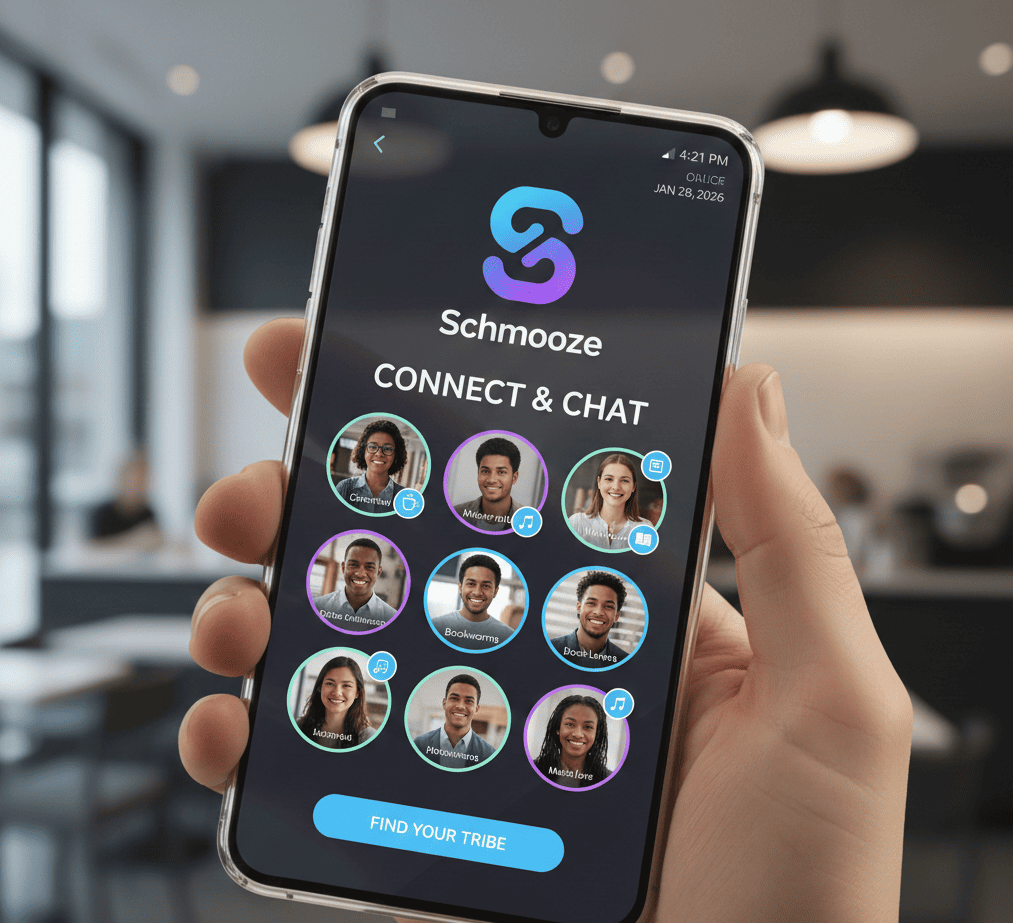 Schmooze - The Meme-Based Dating App for Real Connections