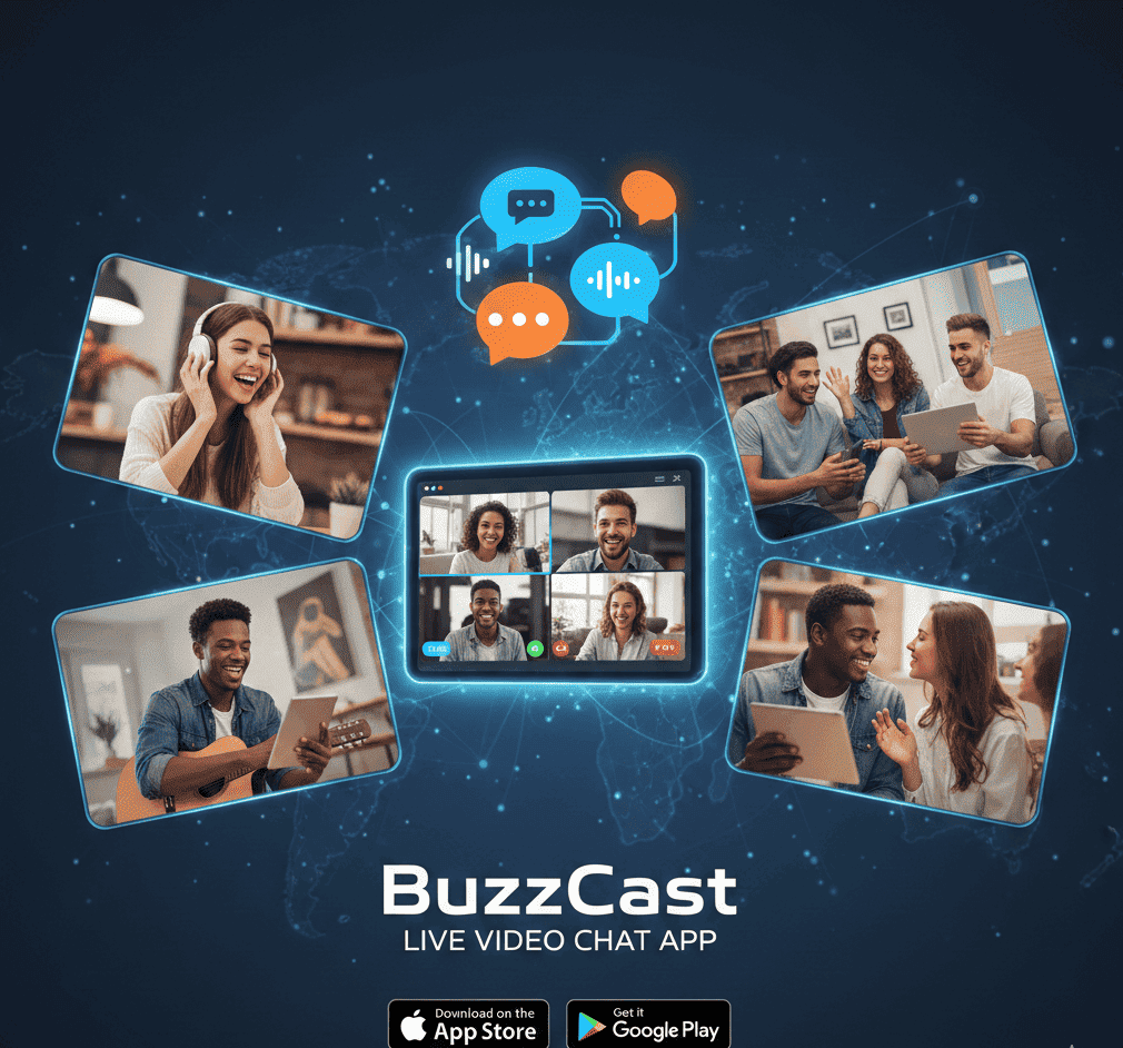 BuzzCast: Best Live Video Chat and Streaming App
