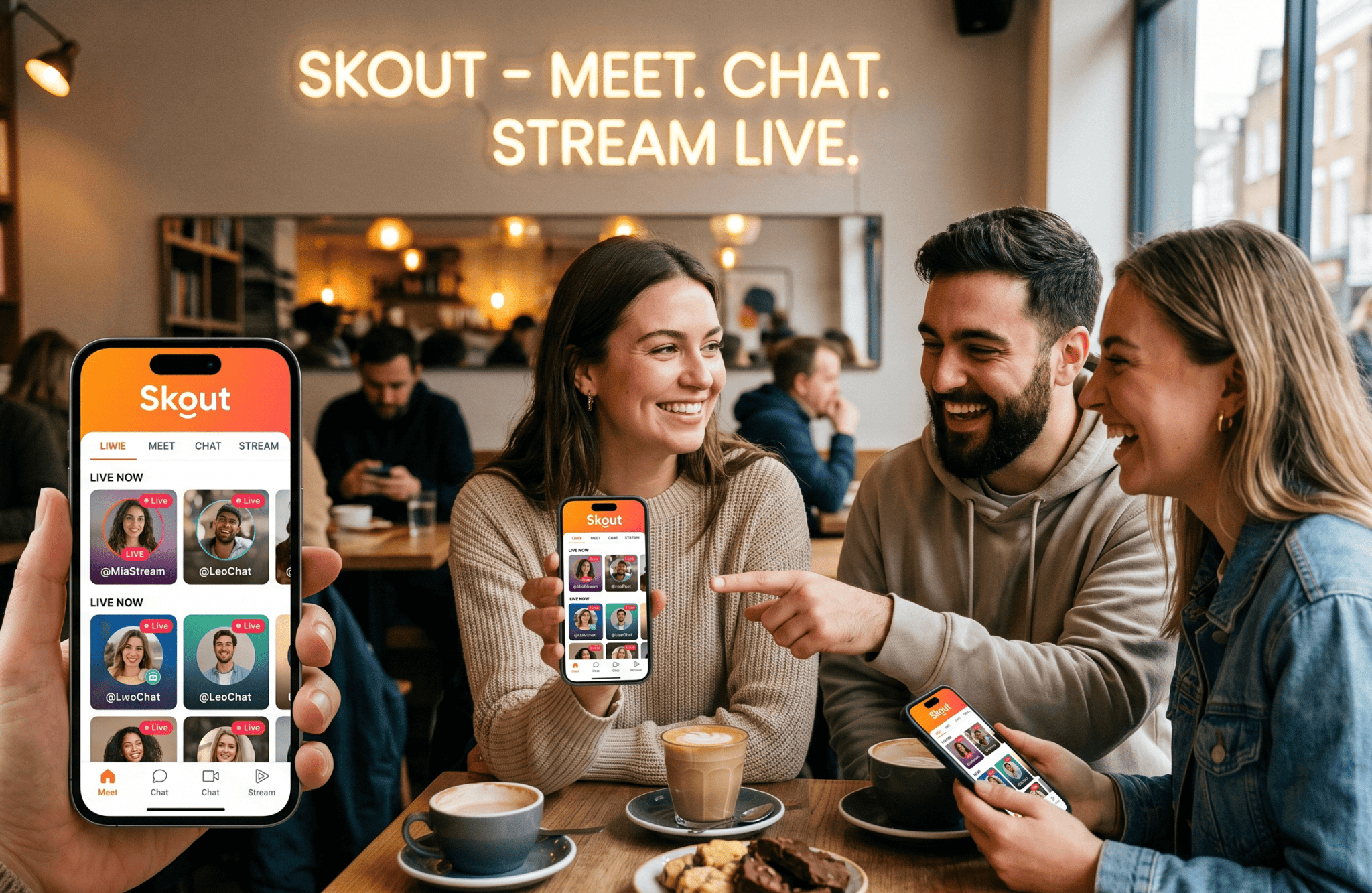 Skout: Official App to Meet, Chat & Go Live with 10M+ Users